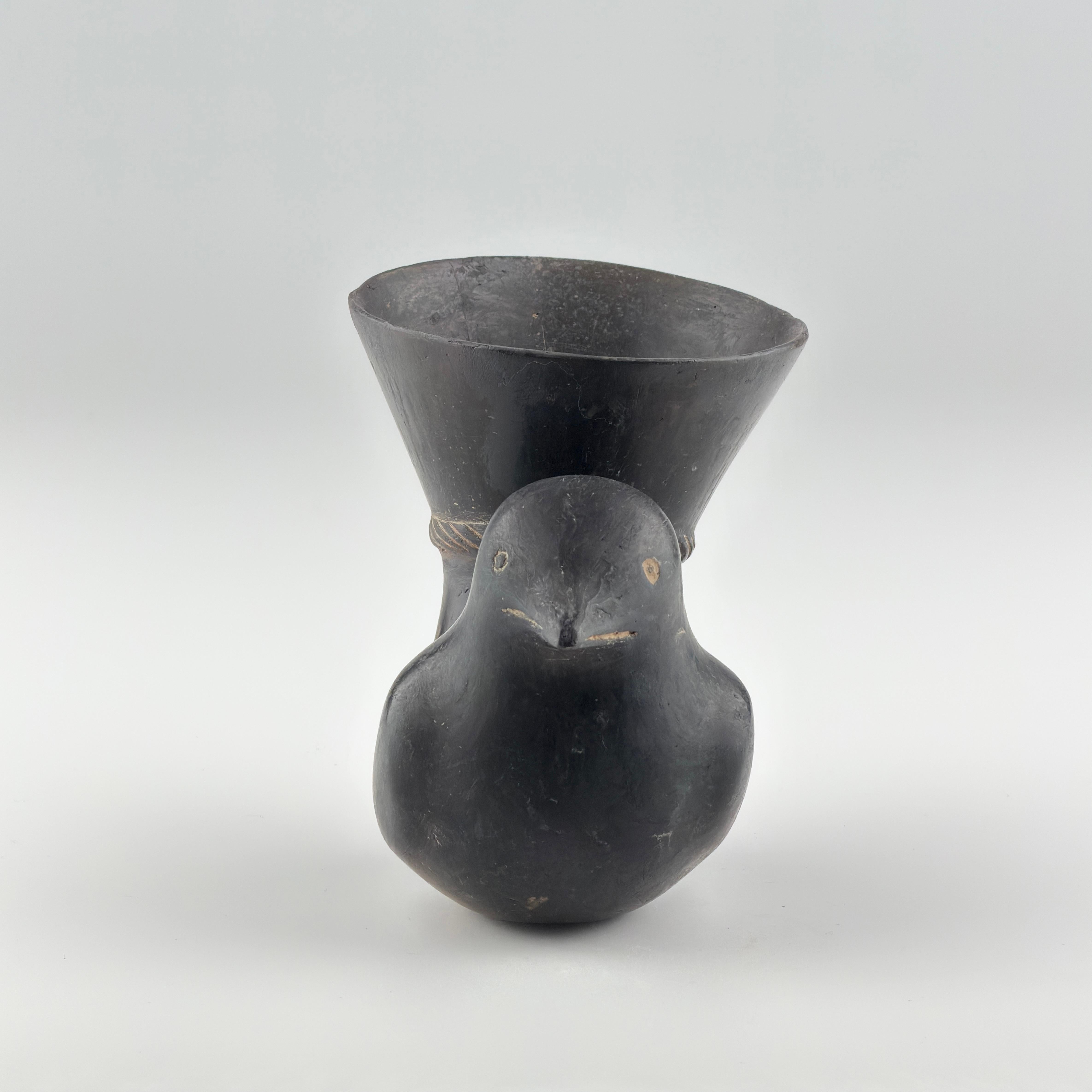 Blackware Bird-Shaped Vessel For Sale at 1stDibs