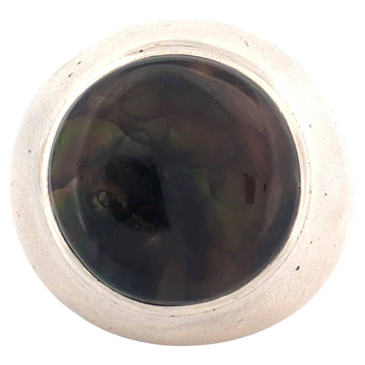 Blackwater Basin Sterling Silver Ring By Robert Drozd With Fire Agate ...