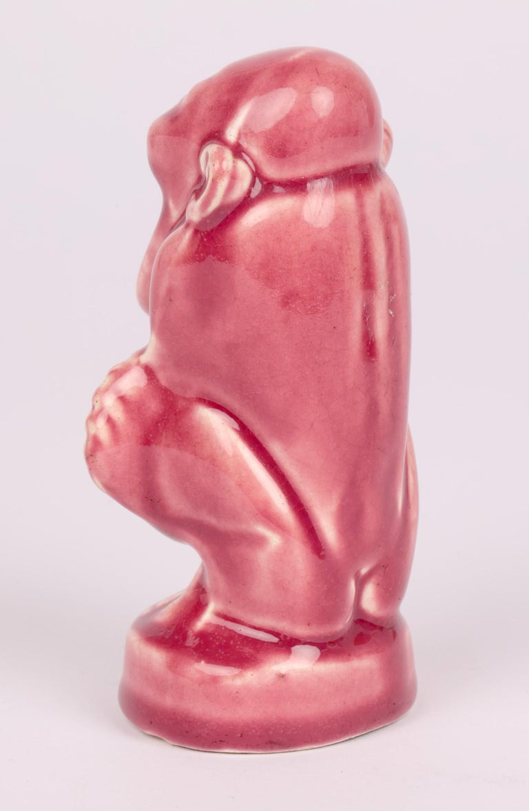 Blanche Vulliamy Attributed Grotesque Pottery Match Holder at 1stDibs