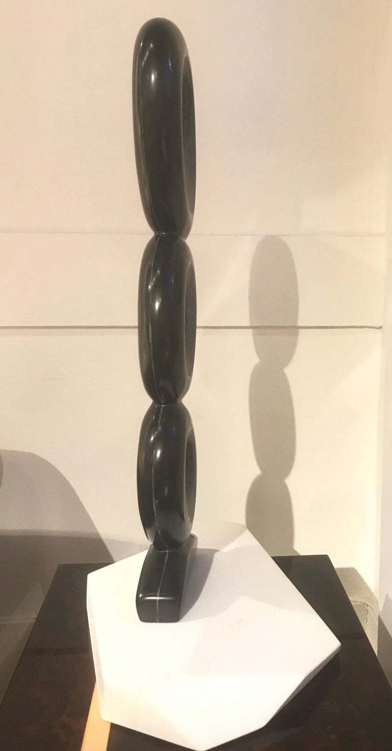 Blanck Marble Sculpture by Jean Frederic Bourdier For Sale at 1stDibs