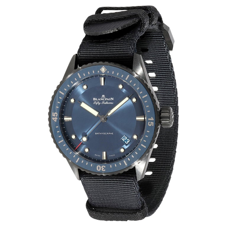 Blancpain Bathyscaphe 5000.0140.NAOA Men's Watch in Ceramic For Sale at ...
