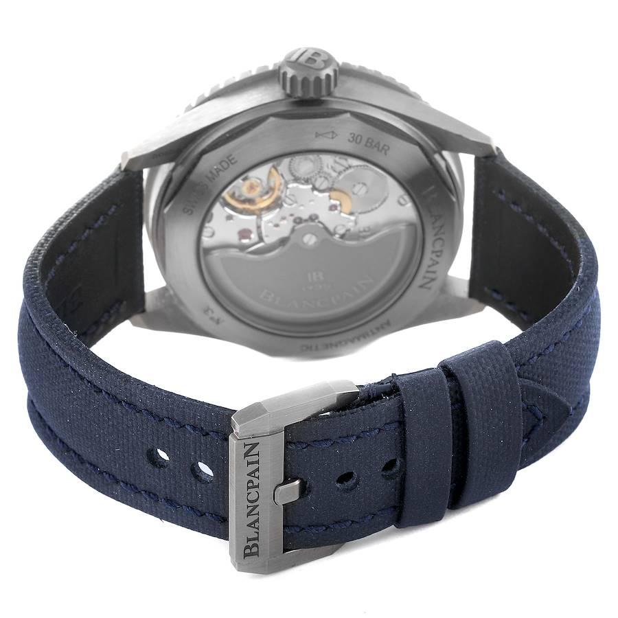 Blancpain Fifty Fathoms Bathyscaphe Ceramic Blue Dial Mens Watch 5000 ...