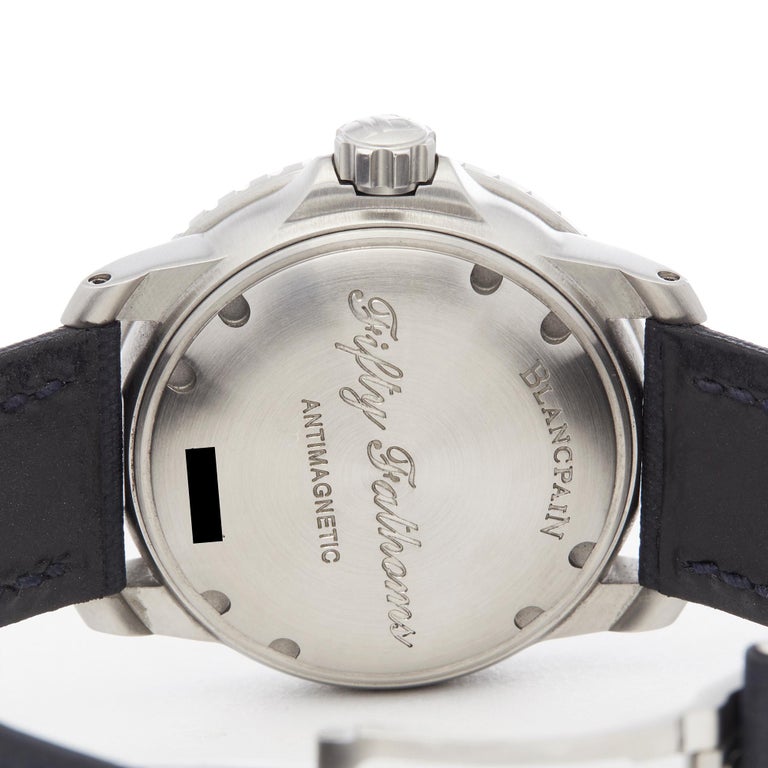 Blancpain Fifty Fathoms Stainless Steel 5015D-1140-52B at 1stDibs