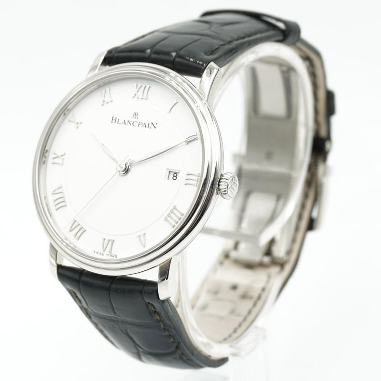 Blancpain Villeret Ultraplate 6651 1127 55B White Dial For Sale at 1stDibs