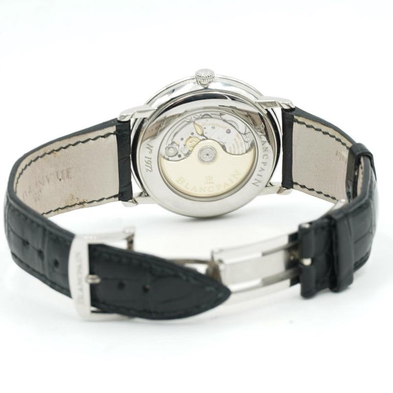 Blancpain Villeret Ultraplate 6651 1127 55B White Dial For Sale at 1stDibs