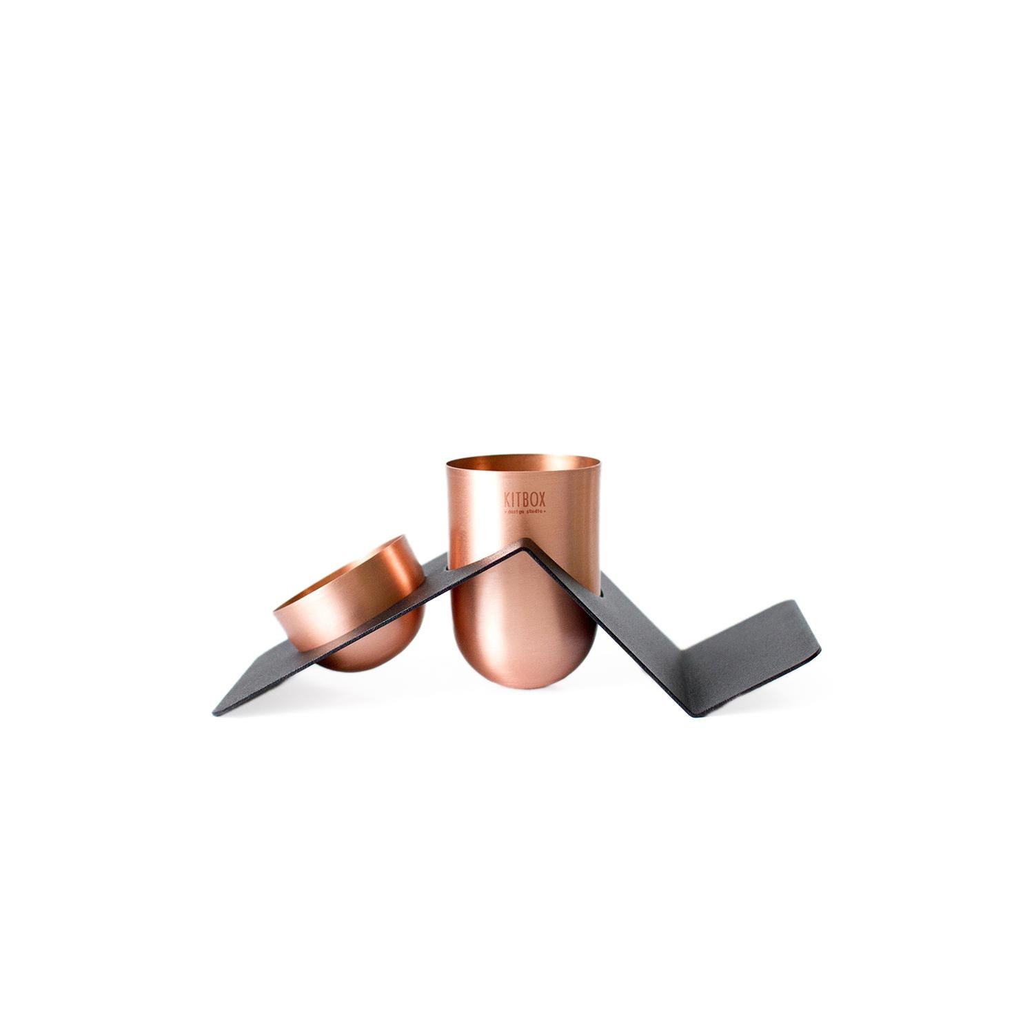 Blank Desk Organizer, Copper and Black For Sale at 1stDibs | copper ...