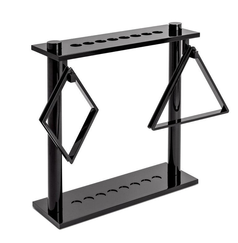 Blatt Rectangular Aluminum Floor Standing Cue Stick Rack at 1stDibs