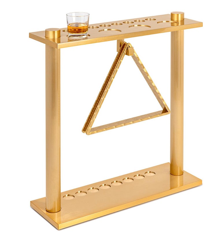 Blatt Rectangular Aluminum Floor Standing Cue Stick Rack at 1stDibs