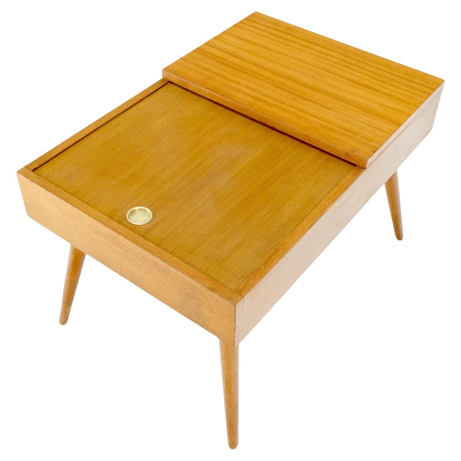 Solid Blond Birch Rectangular Occasional Side Table Stand For Sale at ...