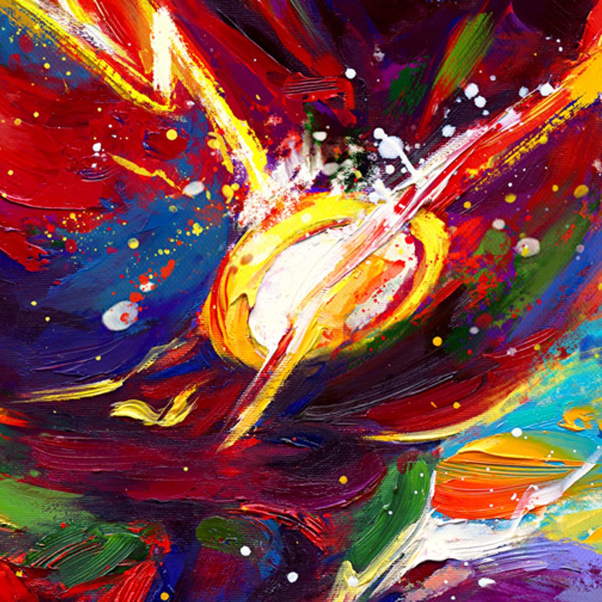 Blend Cota - The Flash - oil on canvas painting - by Blend Cota For ...