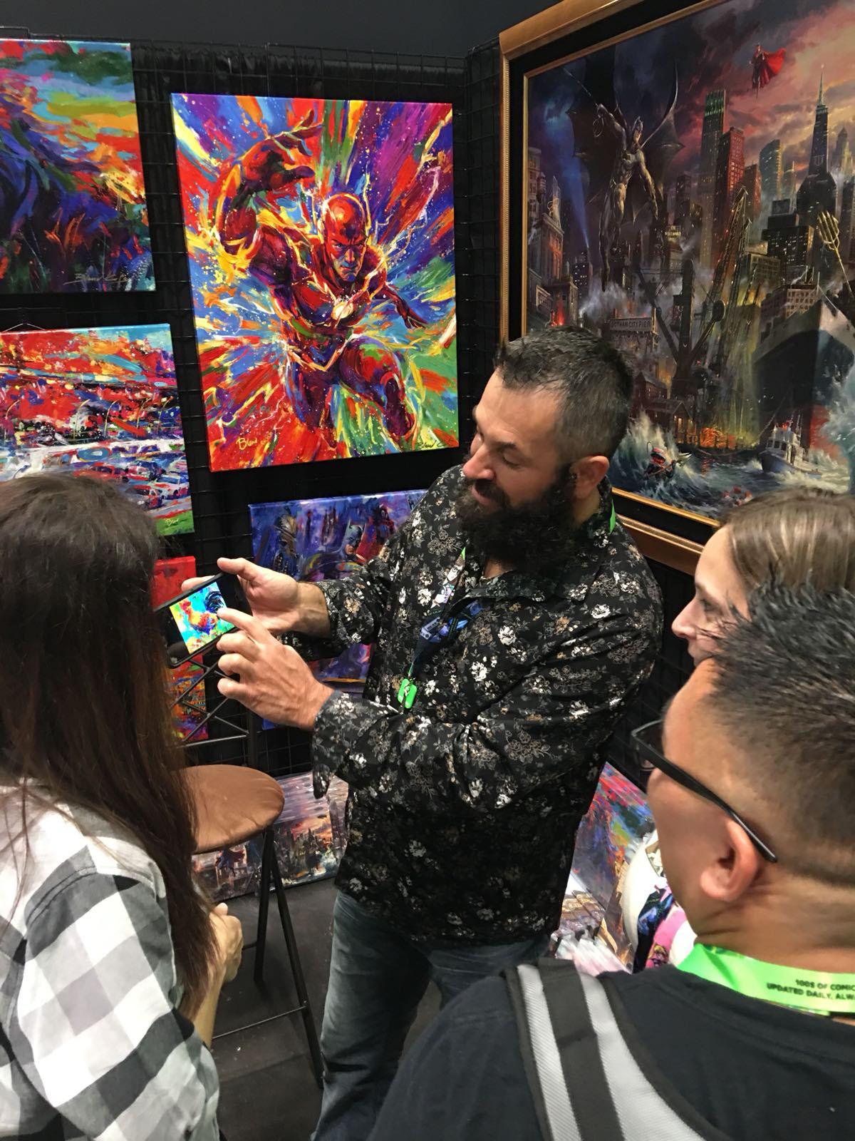 Blend Cota - The Flash - oil on canvas painting - by Blend Cota For ...