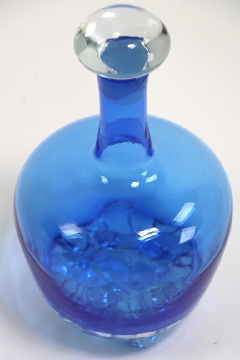 Blenko Bottle by Wayne Husted at 1stDibs