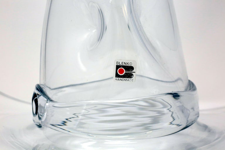 Blenko Glass Cowboy Hat Sculpture Bowl at 1stDibs | blenko cowboy hat ...