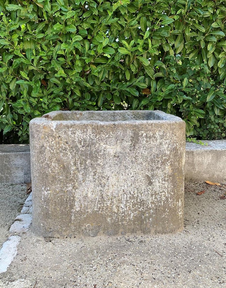 Bleu Stone Planter For Sale at 1stDibs