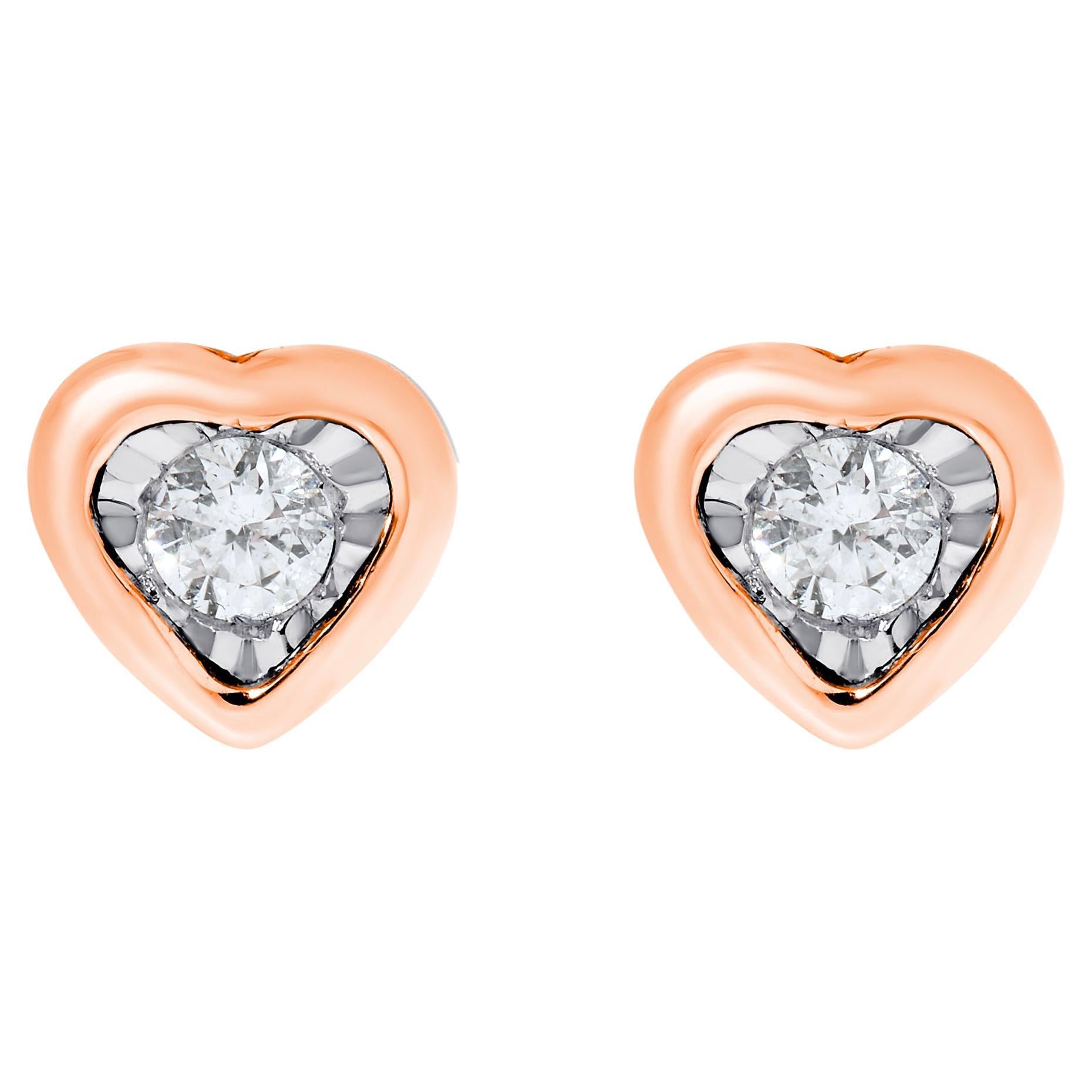 Bliss by Damiani 18k White Gold Diamond Stud Earrings For Sale at 1stDibs