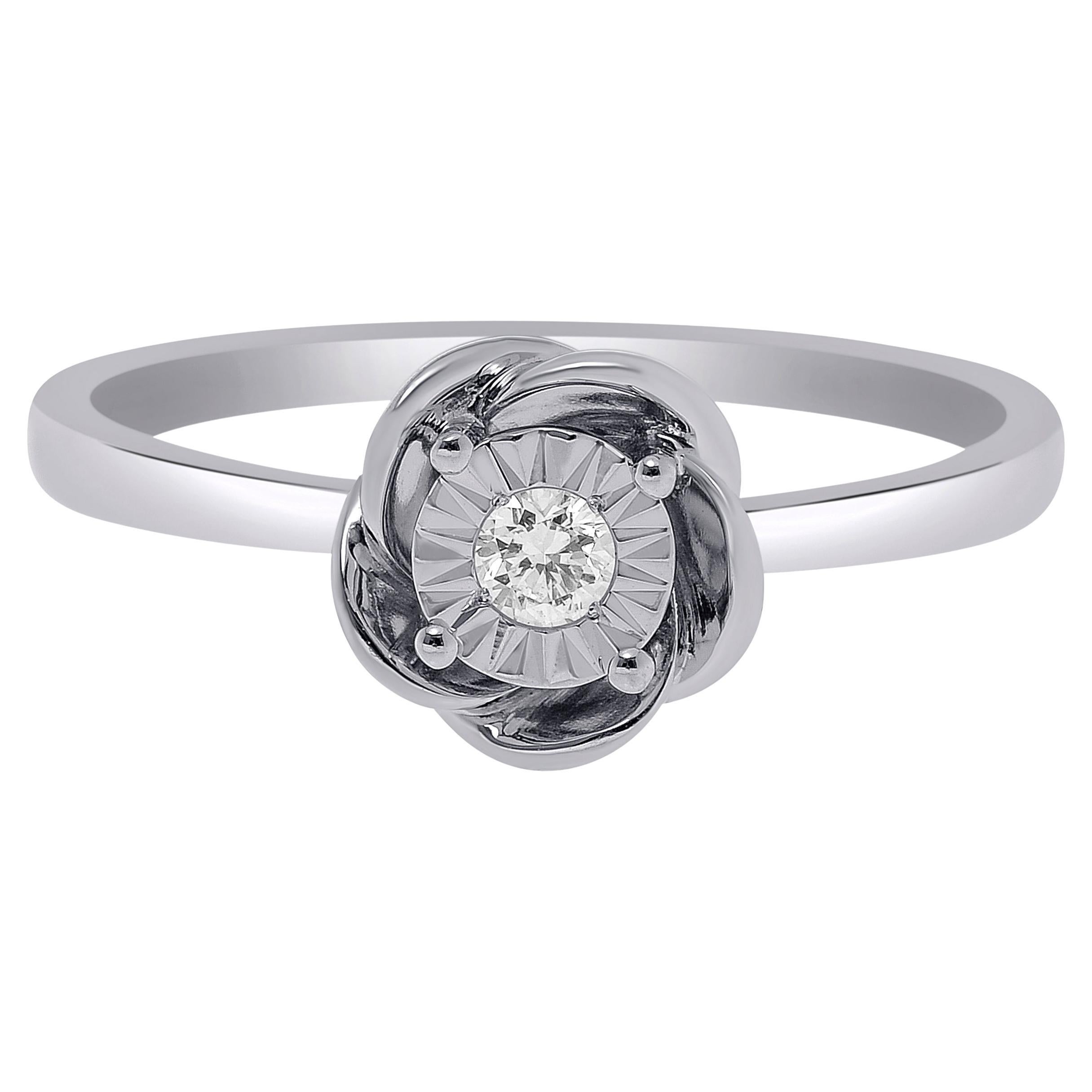 Bliss by Damiani 18k White Gold, Diamond Band Ring For Sale at 1stDibs