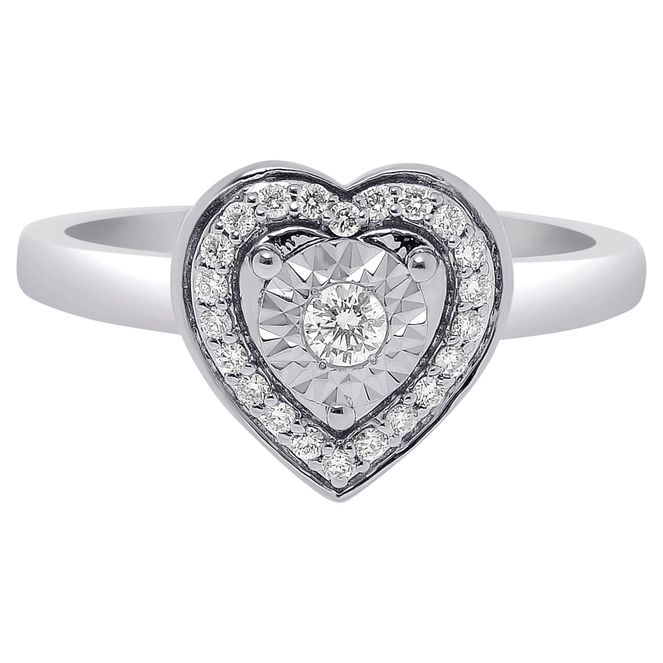 Omega Diamond Motion Ring Vintage 18k Gold Heart Band Spinning at 1stDibs