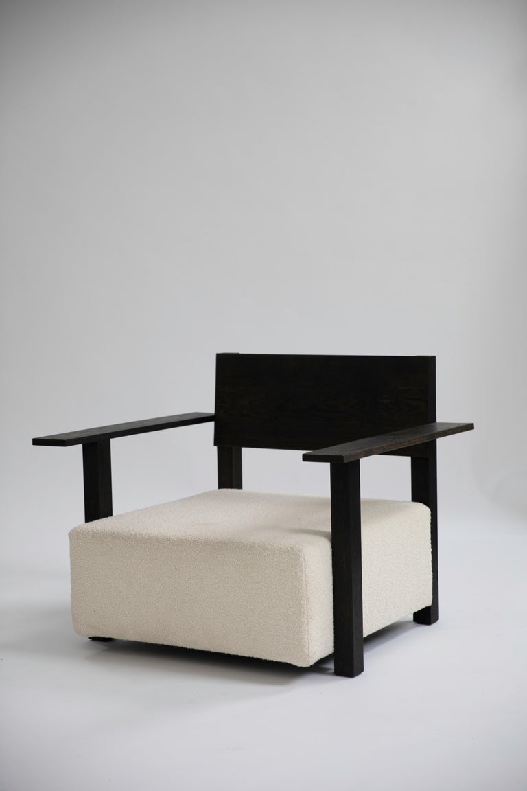 Block Armchair by Fred Rigby Studio For Sale at 1stDibs