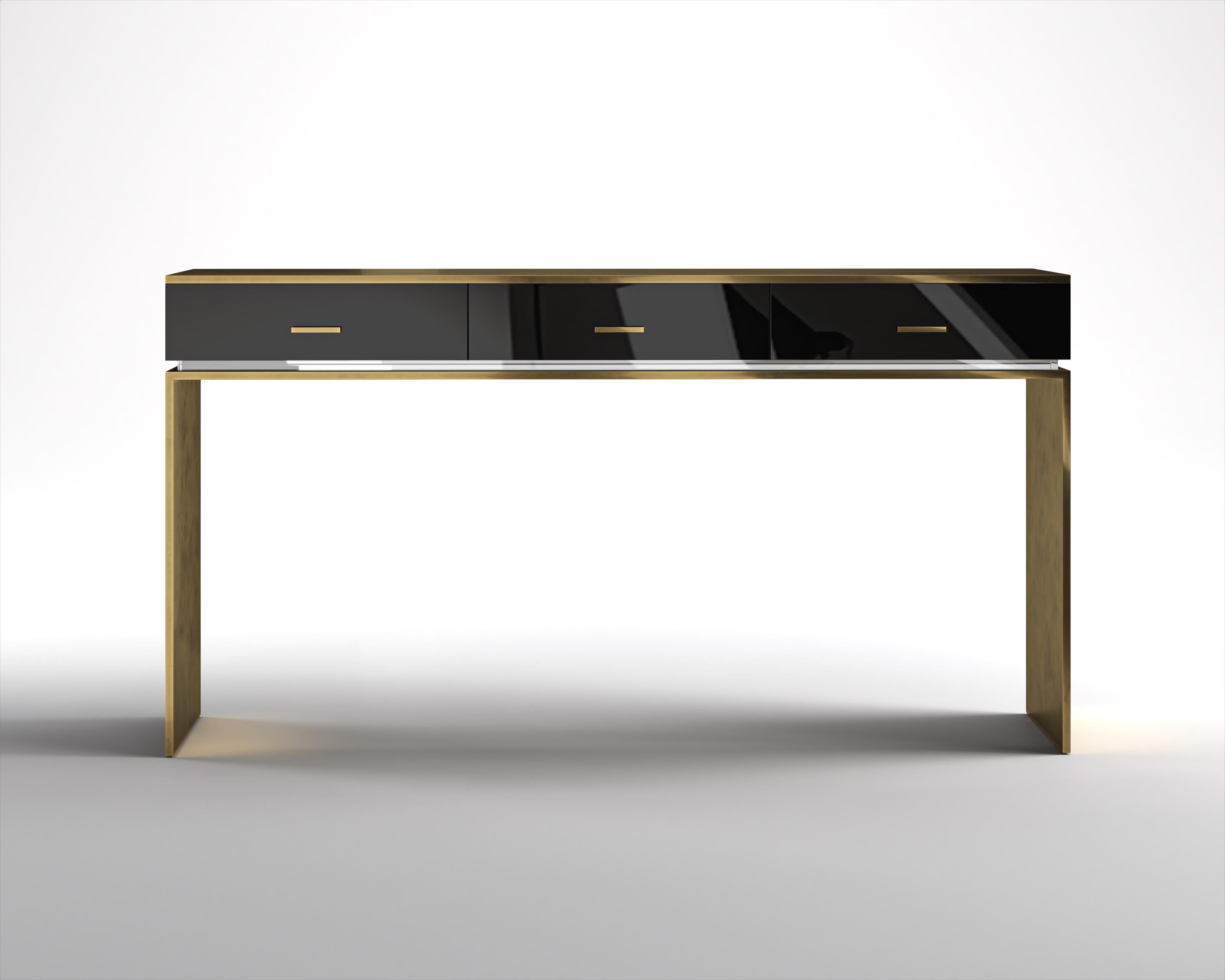 Block Console Table For Sale at 1stDibs