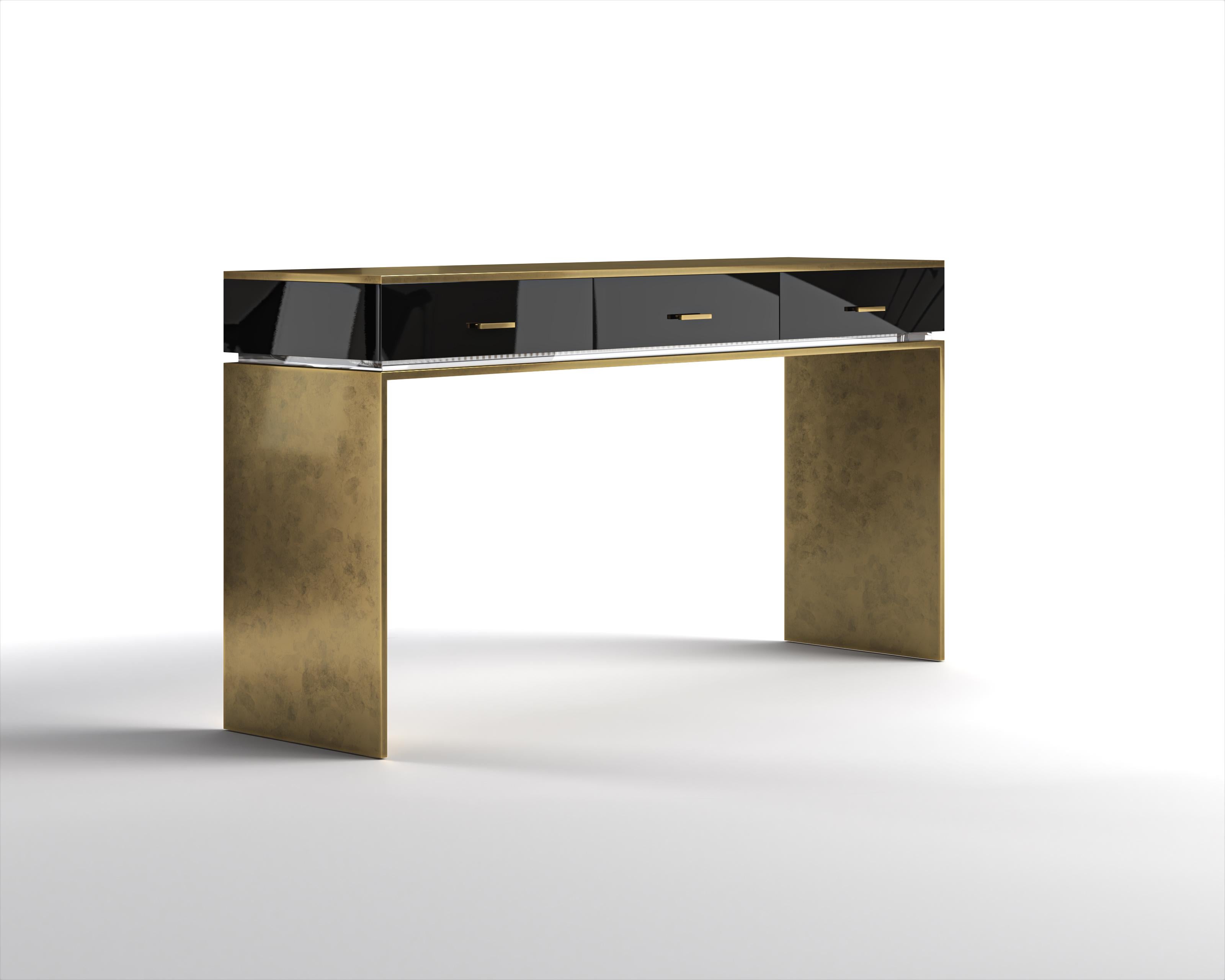 Block Console Table For Sale at 1stDibs