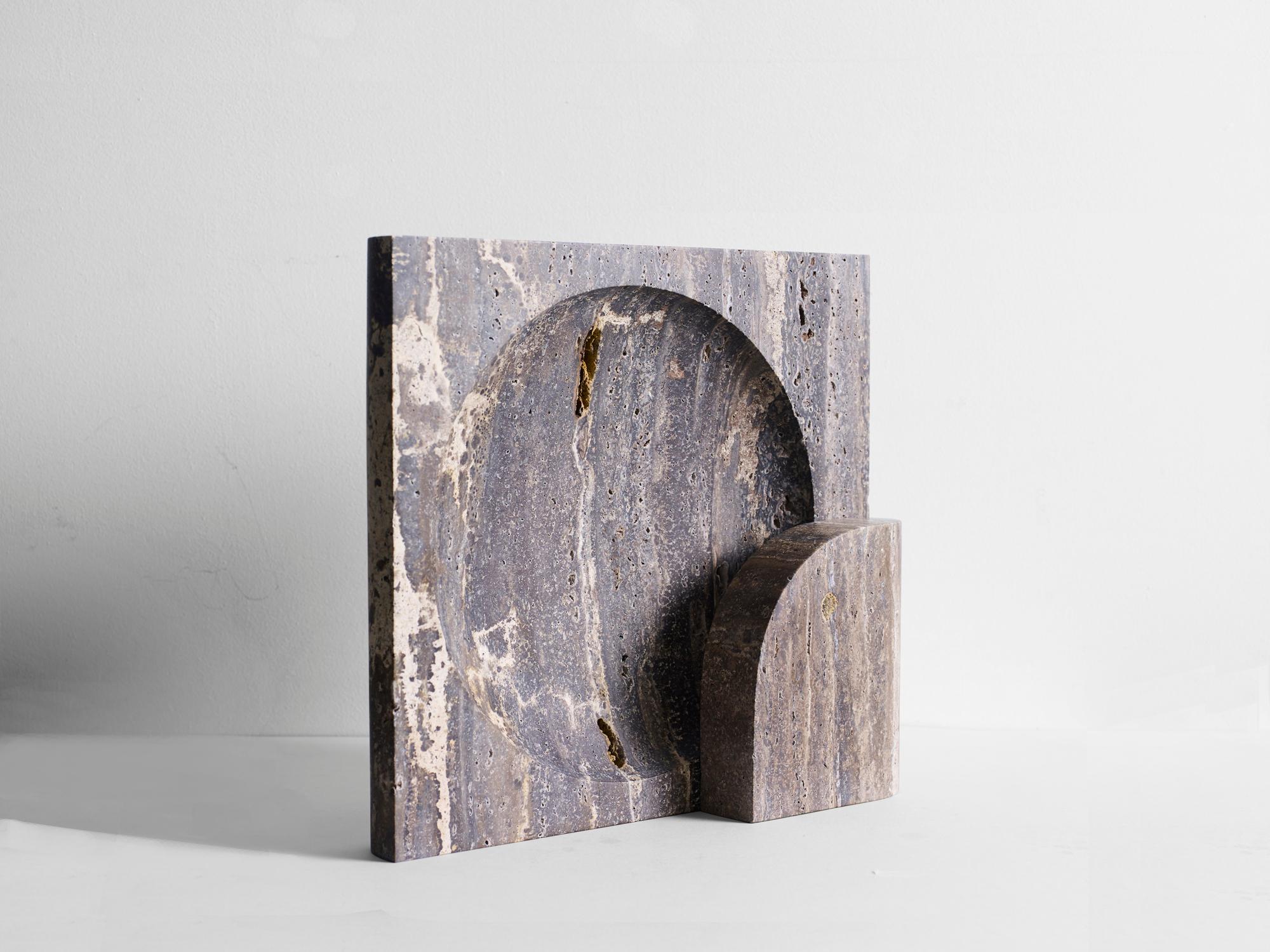 Classico Travertine Block Sconce by Henry Wilson For Sale at 1stDibs