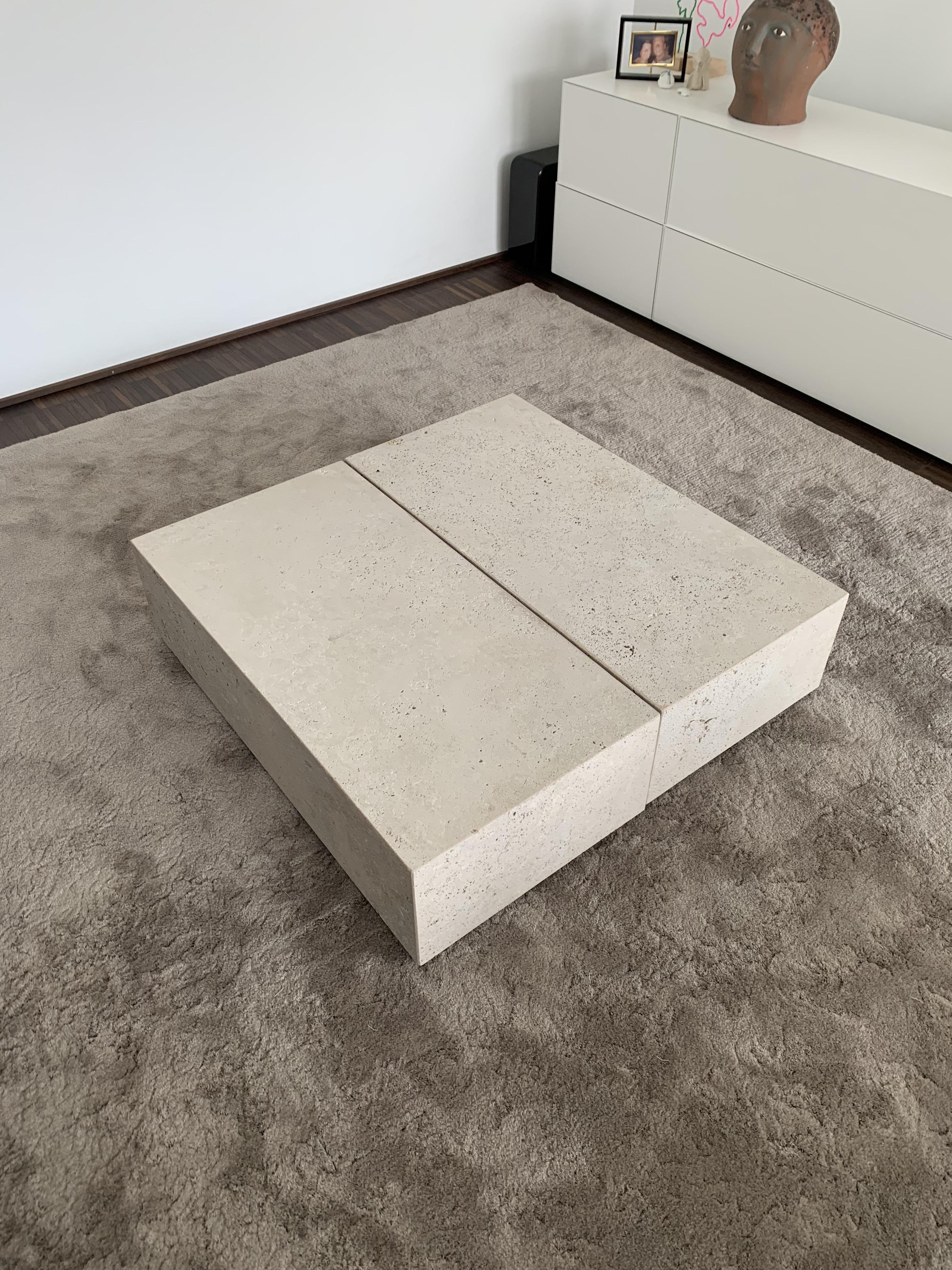 Block Side Table For Sale at 1stDibs