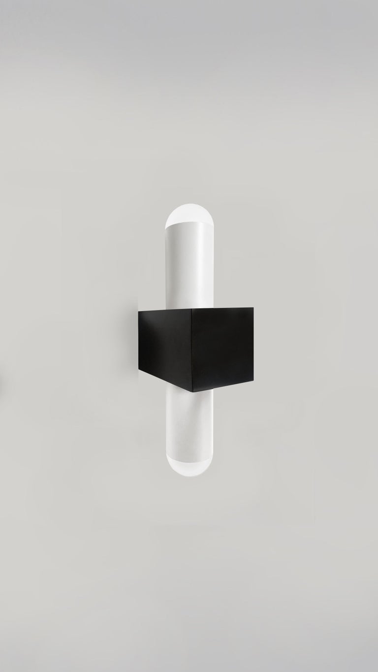 Block Wall Lamp by Square in Circle For Sale at 1stDibs