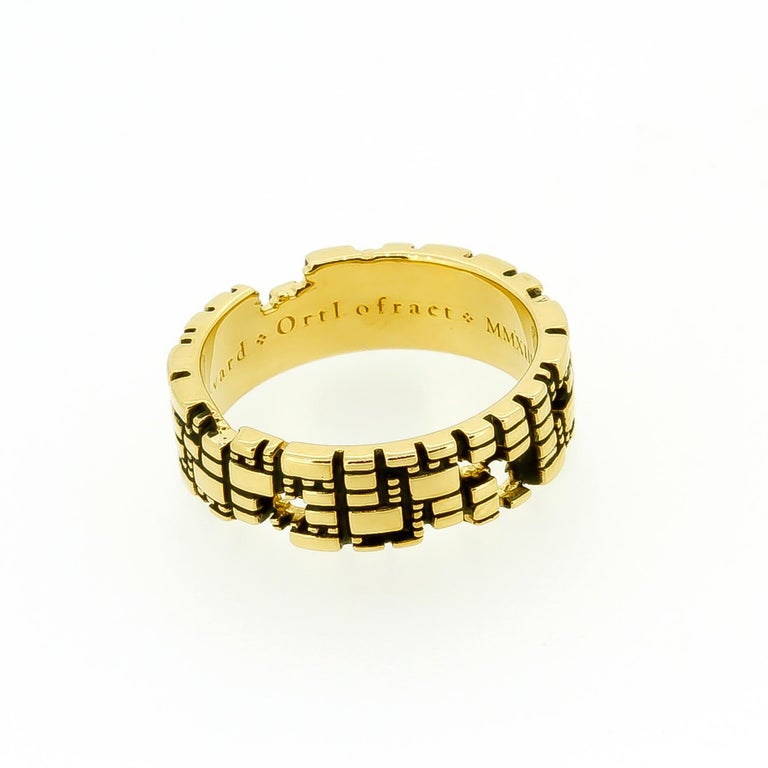 Bitcoin Blockchain 18K Gold Torus Ring For Sale at 1stDibs | torus ...