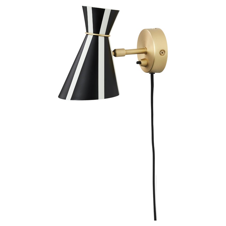 Bloom Black Noir Warm White Stripes Wall Lamp by Warm Nordic For Sale ...
