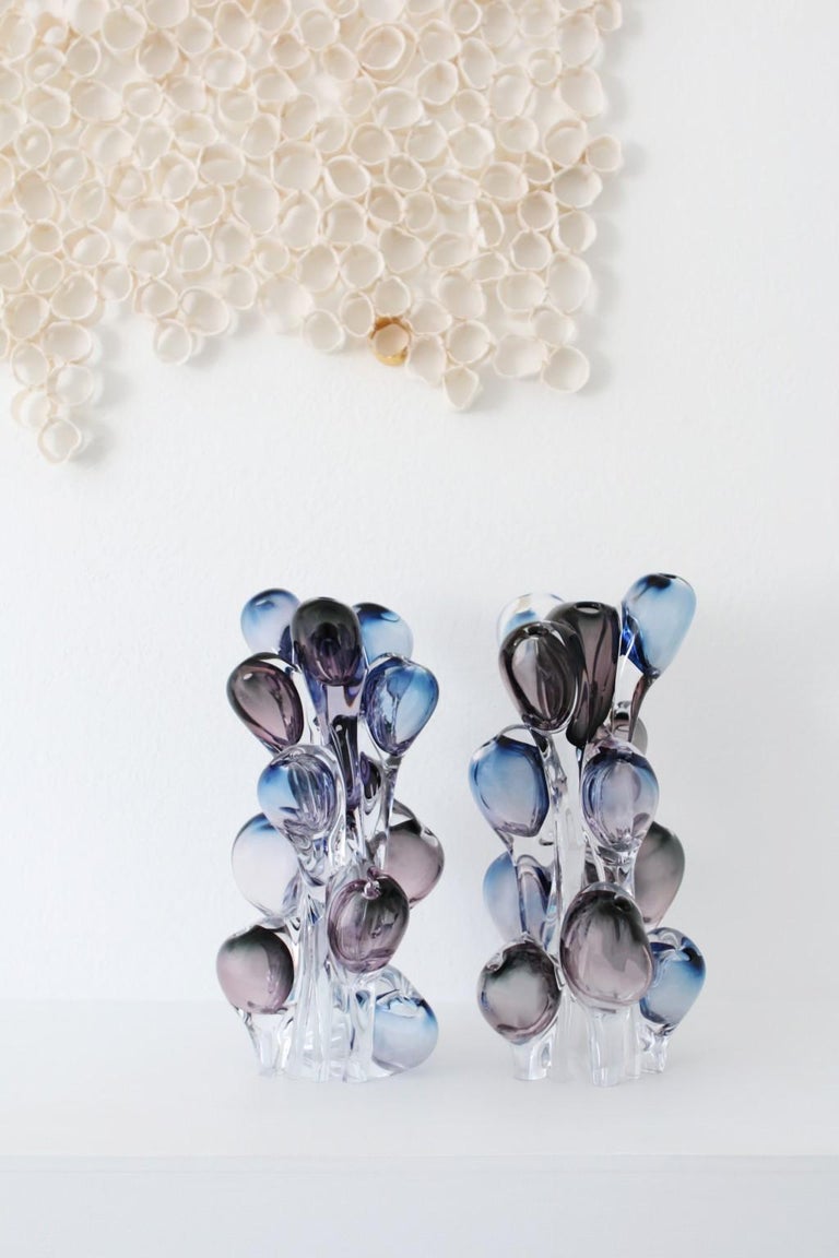 Bloom Glass Sculpture Large by SkLO For Sale at 1stDibs