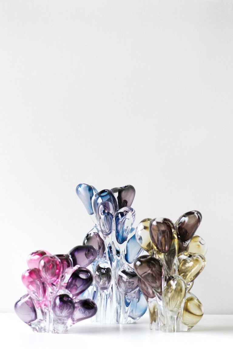 Bloom Glass Sculpture Small by SkLO For Sale at 1stDibs
