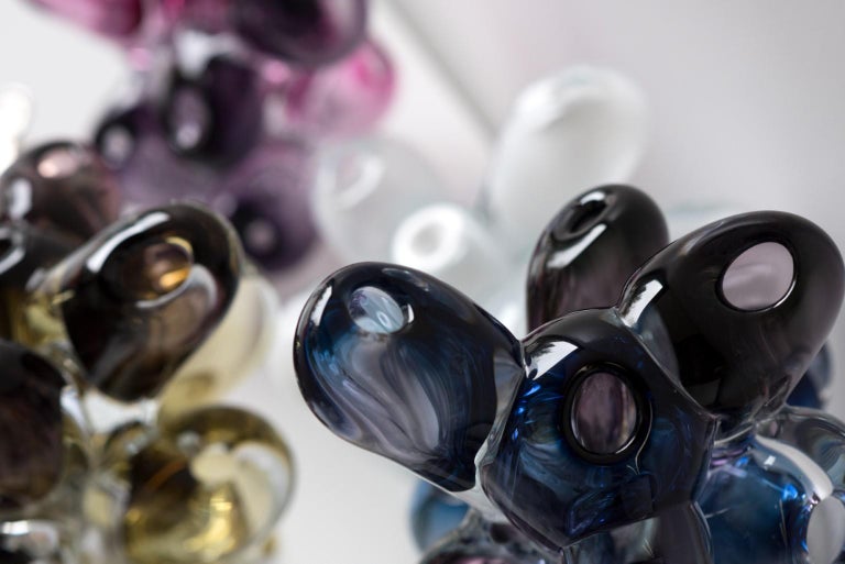 Bloom Glass Sculpture Small by SkLO For Sale at 1stDibs