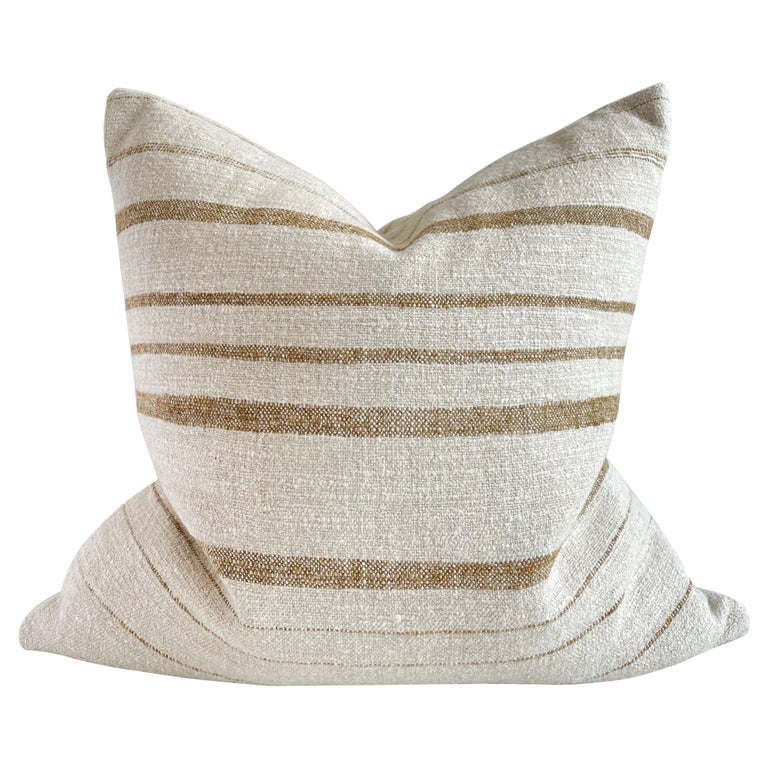 Bloom Home Inc Belgian Linen and Cotton Pillow For Sale at 1stDibs