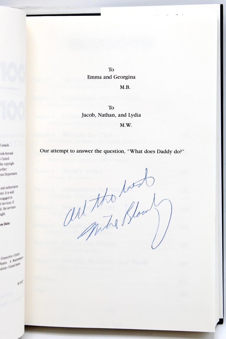 Bloomberg by Bloomberg, Signed First Edition Book, 1997 at 1stDibs