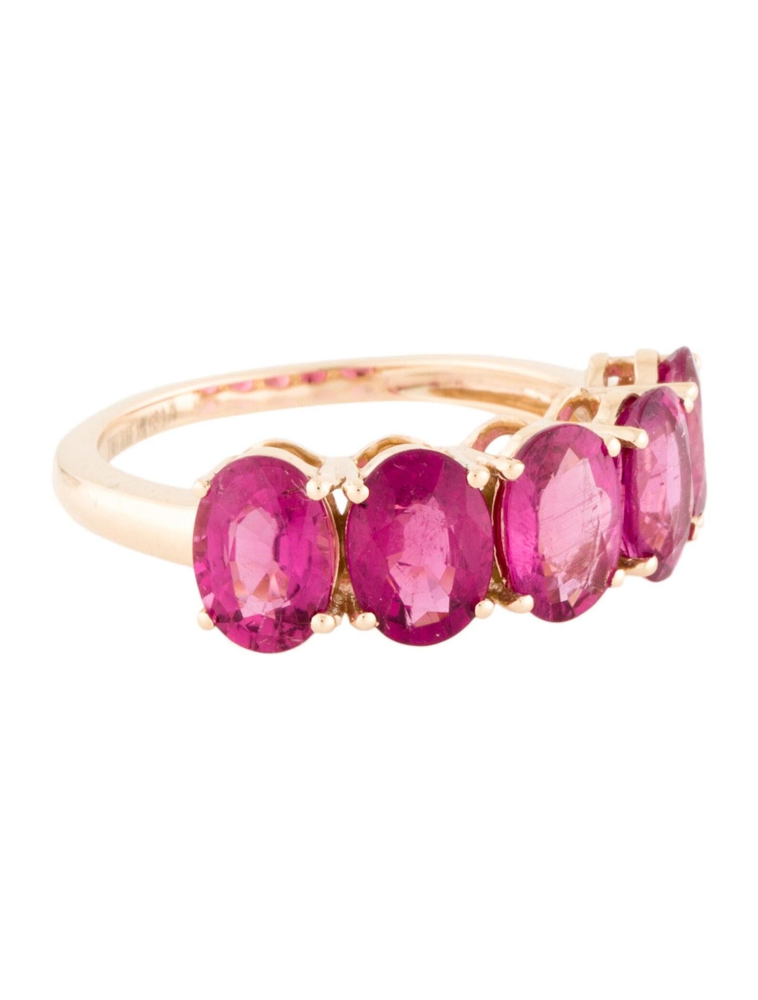 Blooms of Passion Ruby Lite Oval Ring in 14k Yellow Gold For Sale at ...