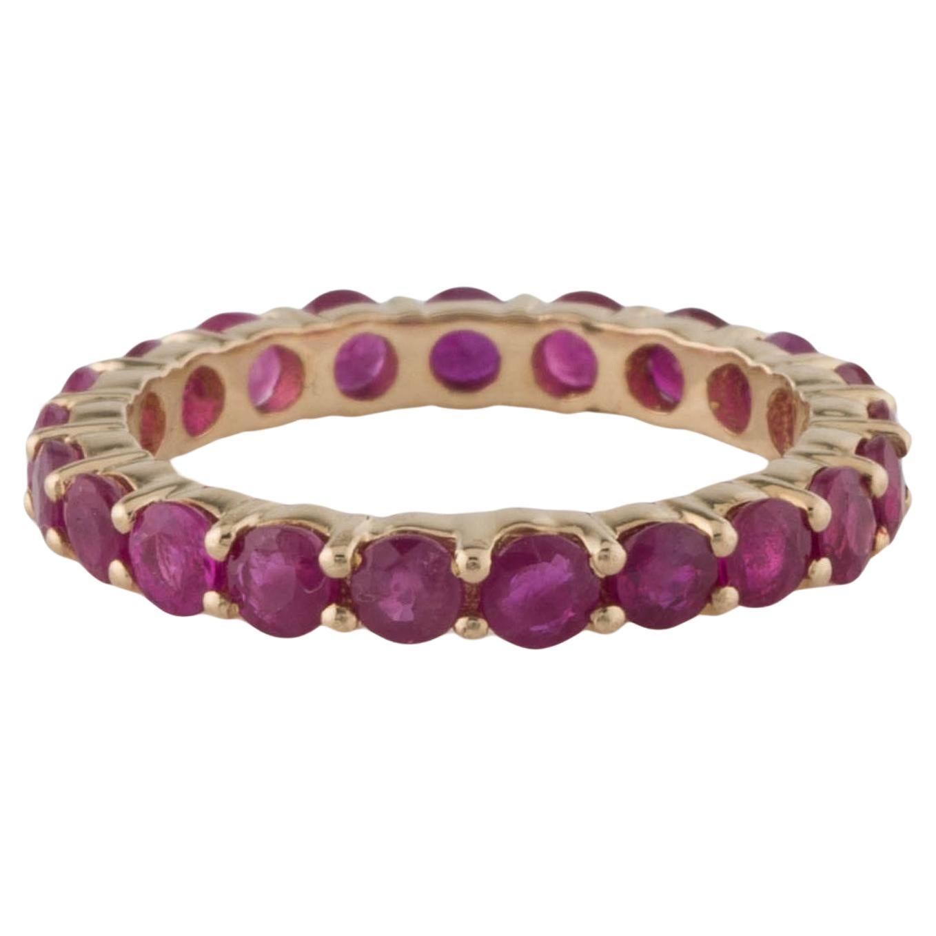 Blooms of Passion Ruby Ring - A Symphony of Elegance and Rich Hues For Sale at 1stDibs