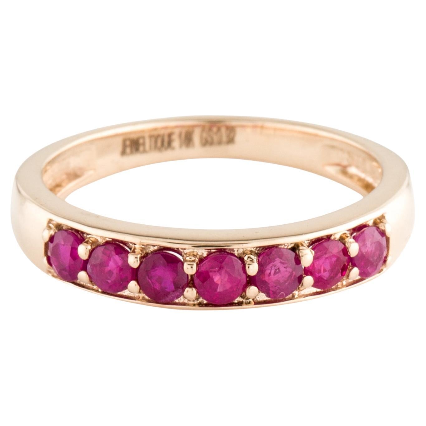 "Blooms of Passion Ruby Ring - Elegance in Every Petal" For Sale at 1stDibs