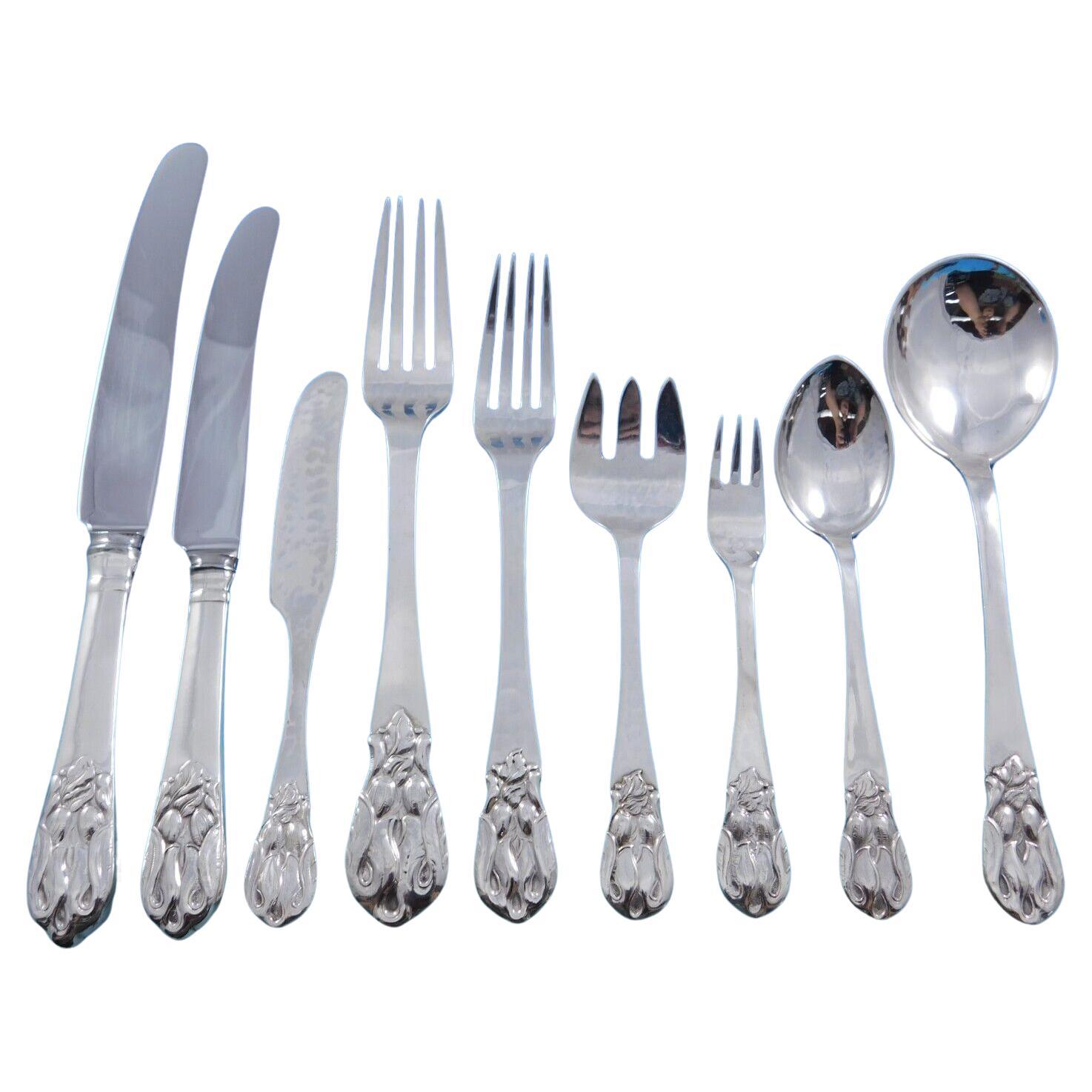 Mid 20th Century Sterling Silver Silent Butler by Carl Poul Petersen ...