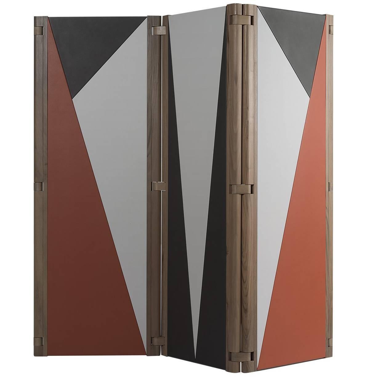 Parchment Screen in the Style of Jean Michel Frank at 1stDibs