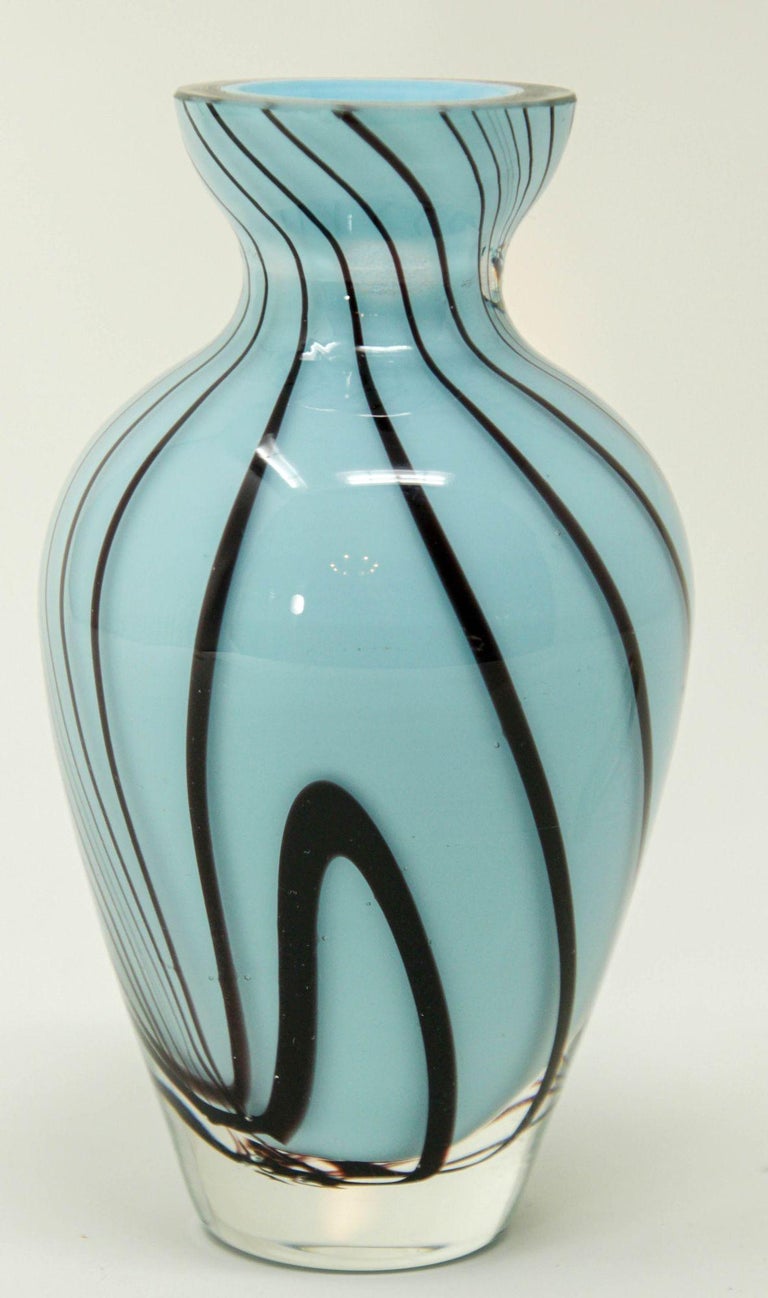 Blown Blue Glass Perfume Bottle with Stopper, Murano, Italy, 1960s For ...