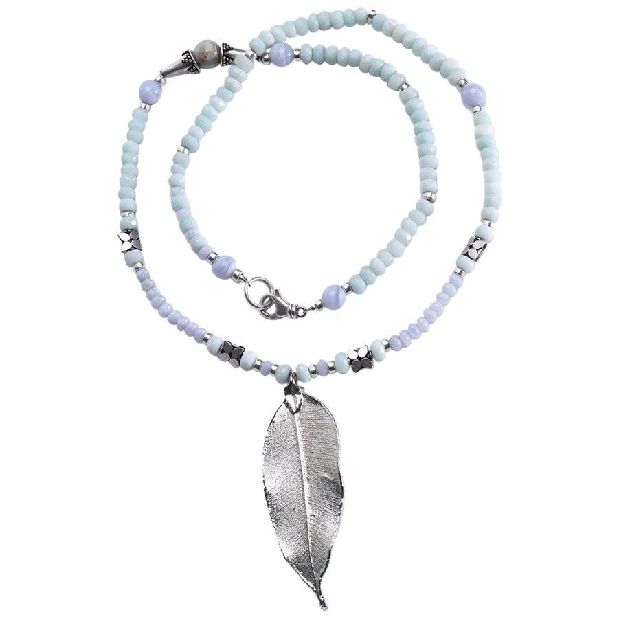 Thoscene Green Amethyst Silver Joy Pendant Necklace For Sale at 1stDibs