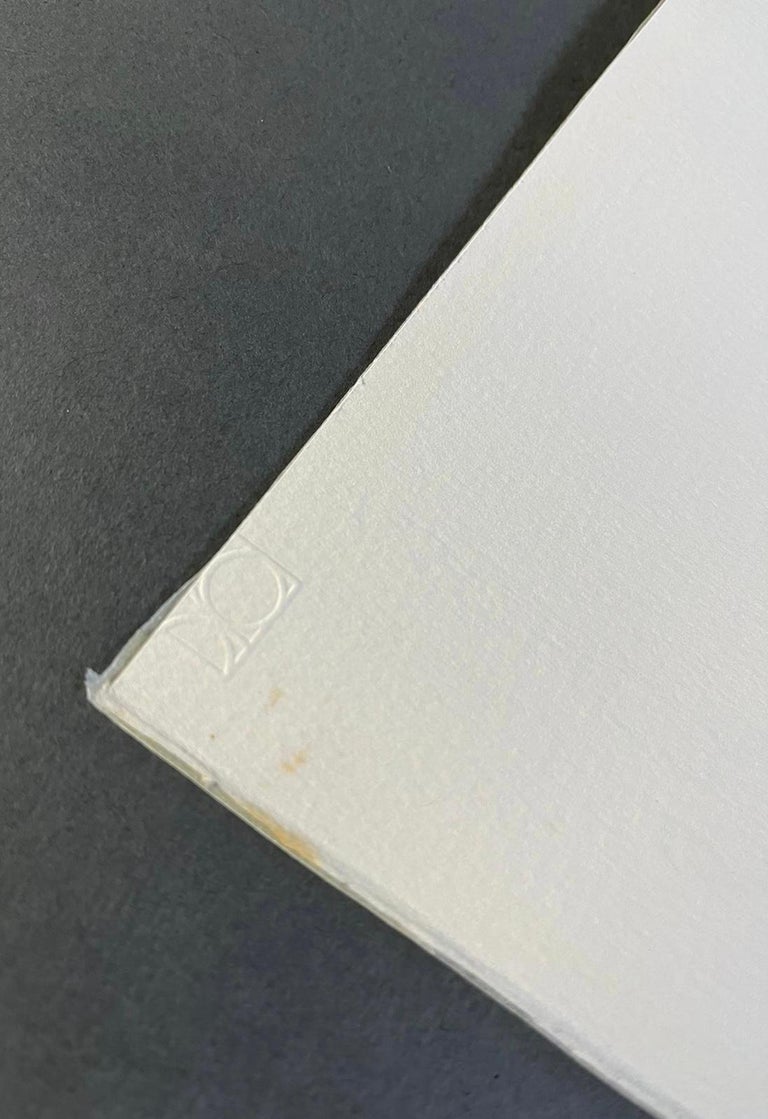 `Blue and Black Screenprint "Ten" by Shosuke Osawa For Sale at 1stDibs