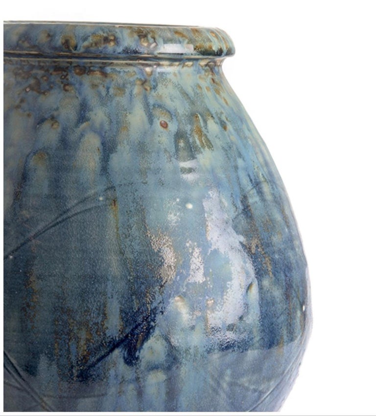 Blue and Grey Mottled Glaze Vase, China, Contemporary at 1stDibs | blue ...