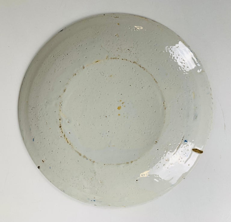 Blue and White Dutch Delft Charger Hand-Painted, Circa 1770 For Sale at ...