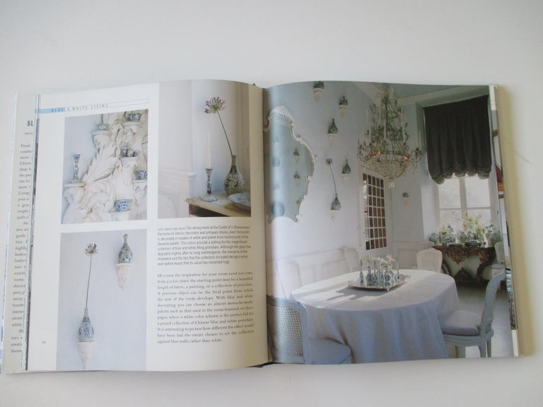 Blue and White Living Hardcover by Stephanie Hoppen at 1stDibs