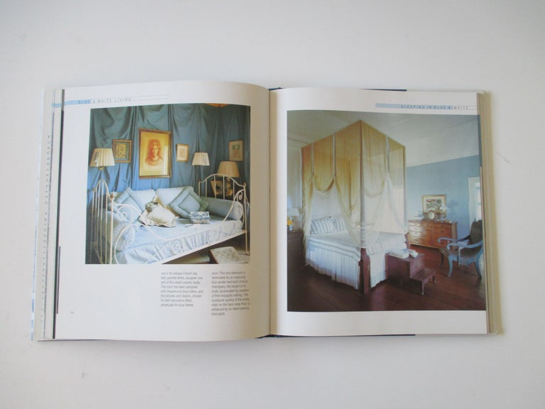 Blue and White Living Hardcover by Stephanie Hoppen at 1stDibs