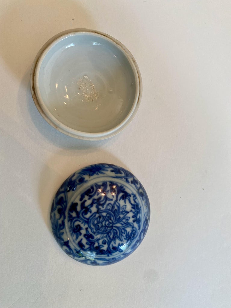 Blue and White Porcelain Box from the Hatcher Collection 'Item B' For ...