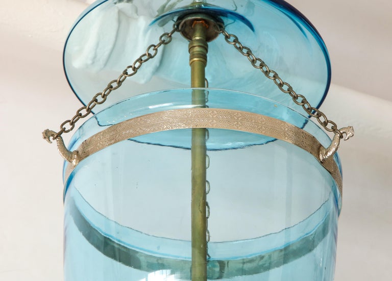 Blue Bell Jar Lantern at 1stDibs