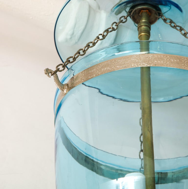 Blue Bell Jar Lantern at 1stDibs