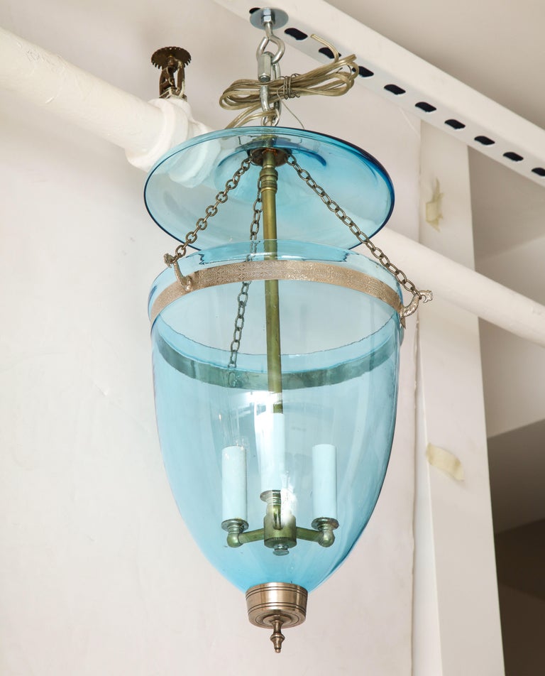 Blue Bell Jar Lantern at 1stDibs